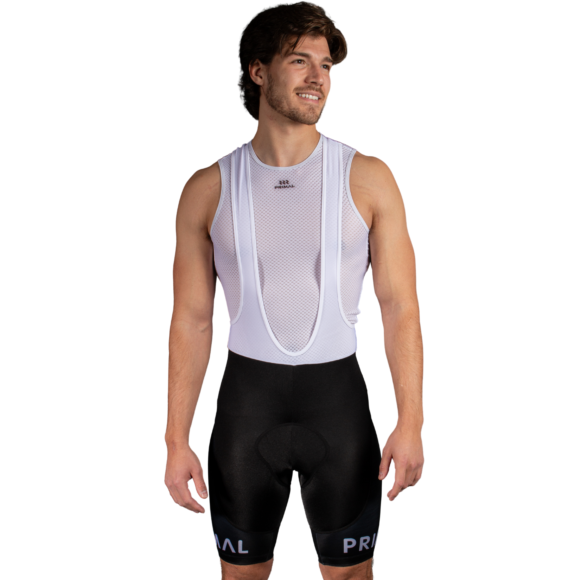 Lunix Men's White Black Label Bibs