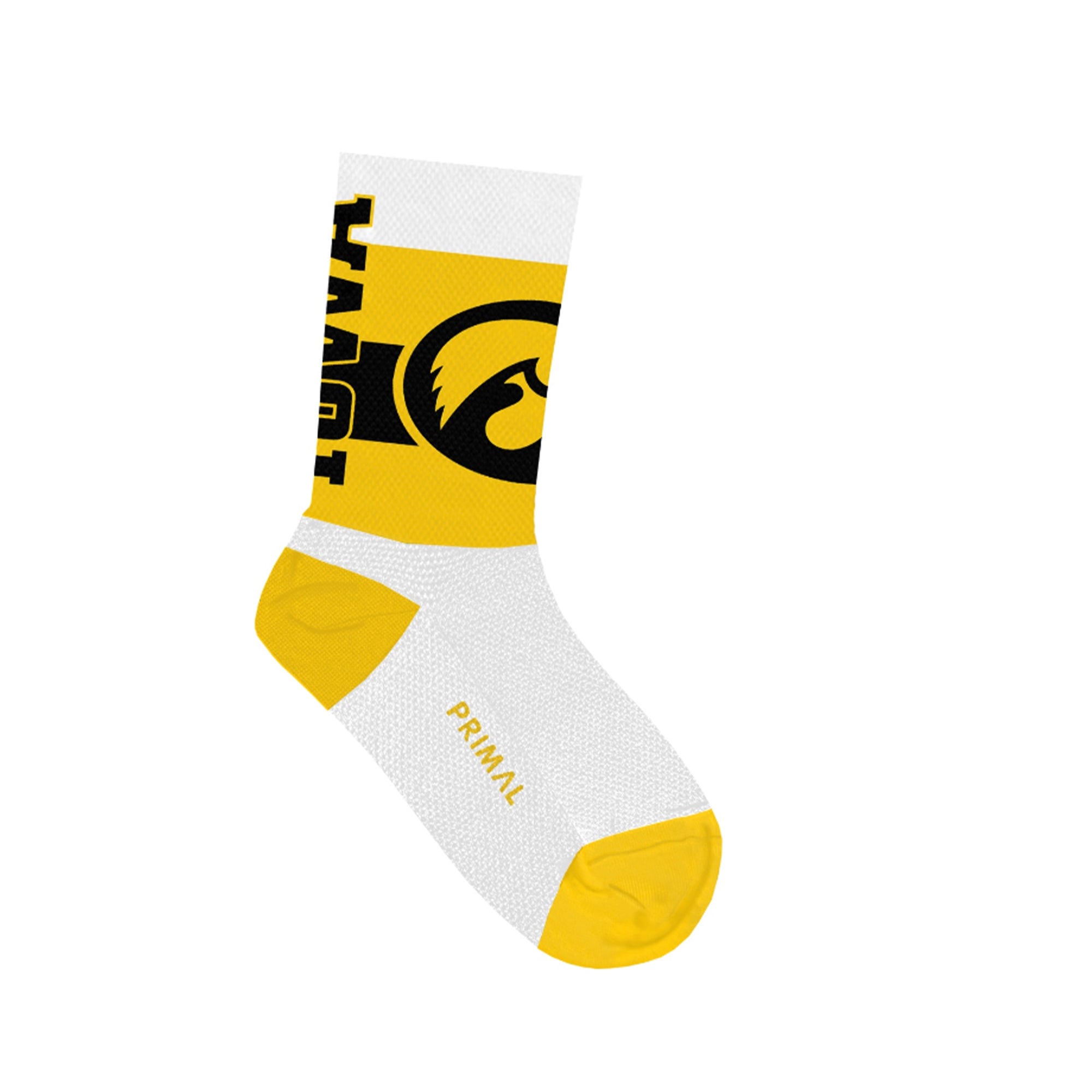 University of Iowa Tri-Colored Tall Socks