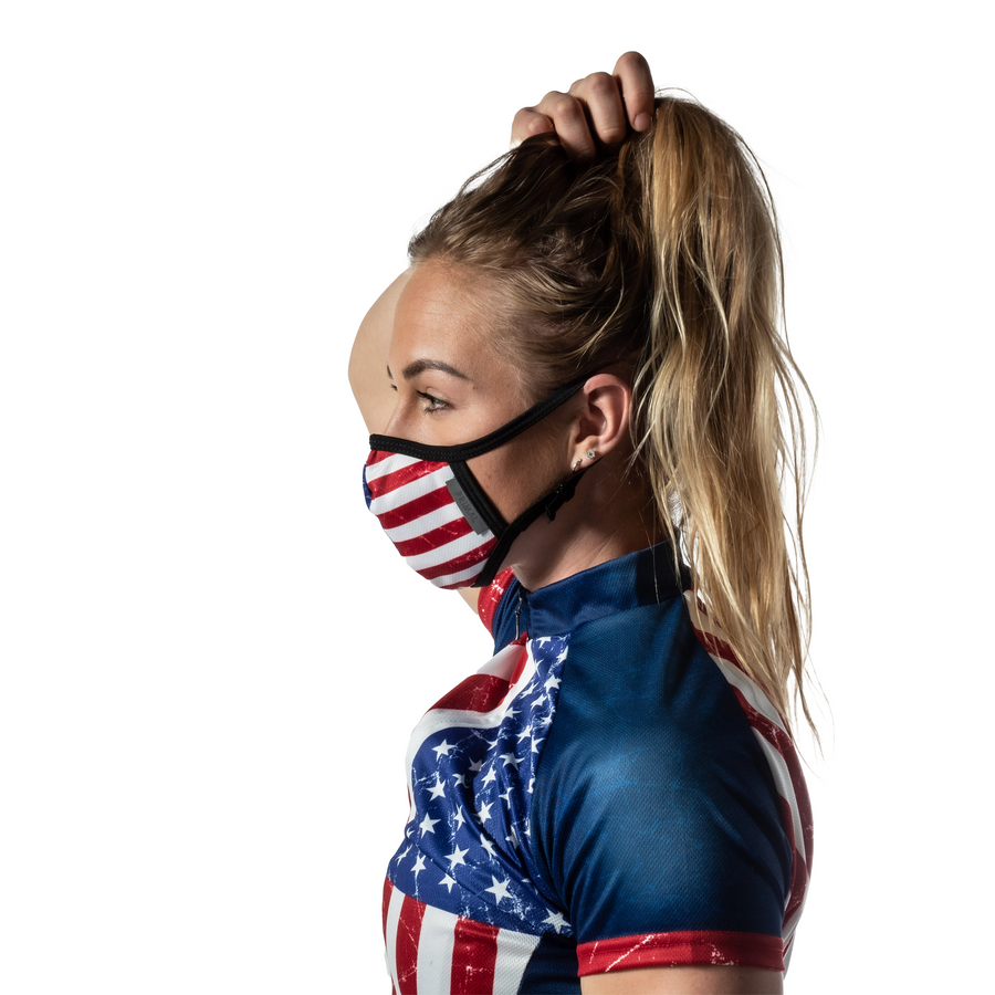 Stars & Stripes Face Mask 2.0 Filter + Frame Bundle – Primal Wear