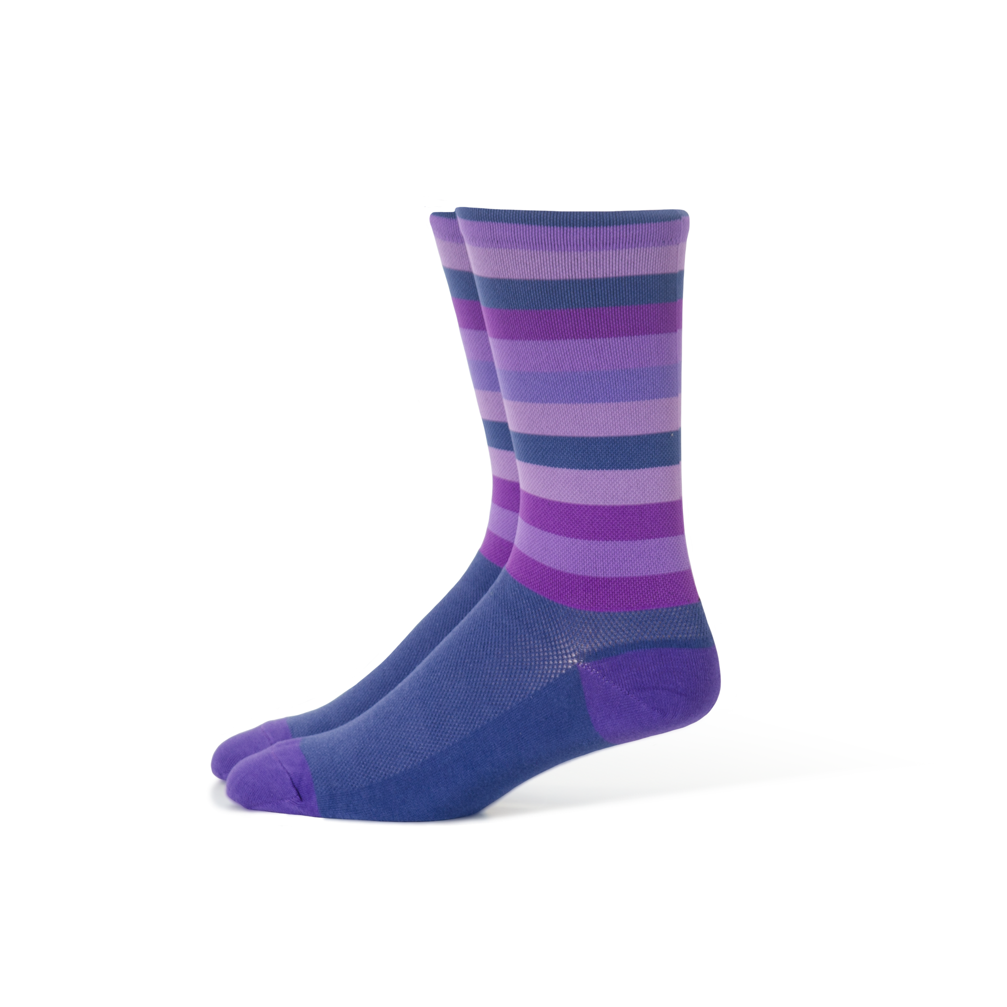 Purple Stripe Socks